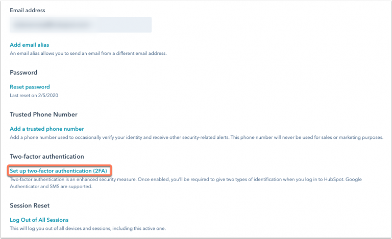 How to Setup Two-factor Authentication to Secure HubSpot Login?